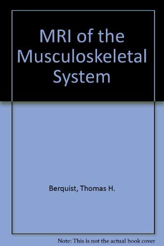 Buy MRI of the Musculoskeletal System Book Online at Low Prices in ...