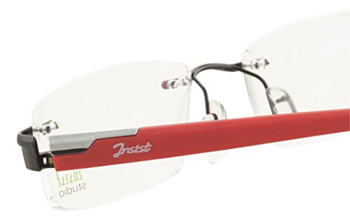 Buy Insist Rimless Rectangular Unisex Spectacle Frame (26 | 134 mm) at ...