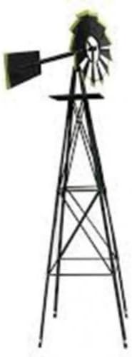 Amazon.com: All States 8' Decorative American Style Windmill, Black ...