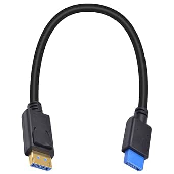 Amazon.com: Poyiccot 8K Displayport 1.4 Cable, Short Displayport Cable ...