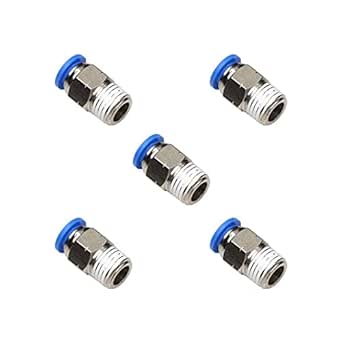 Amazon.com: The Push In Quick Touch To Connect Fitting 8mm OD Tube X 1/ ...