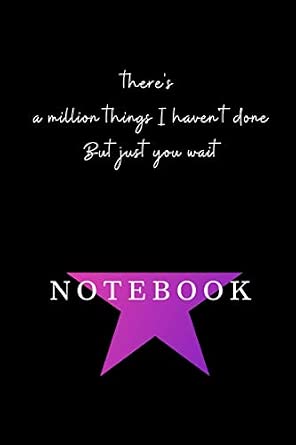 Girls Hamilton Notebook Journal Diary Alexander Hamilton QUOTES ...