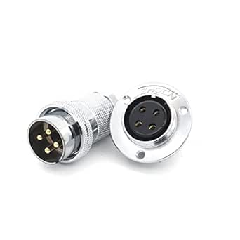 MCcamstore GX30 2 3 4 5 6 7 8 10 Pin Aviation Connector, DF30 Round Panel Mount Industrial ...