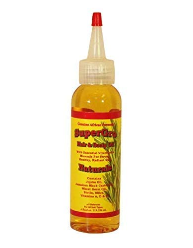 Genuine African Formula SuperGrow Aceite para el cabello y el cuero ...