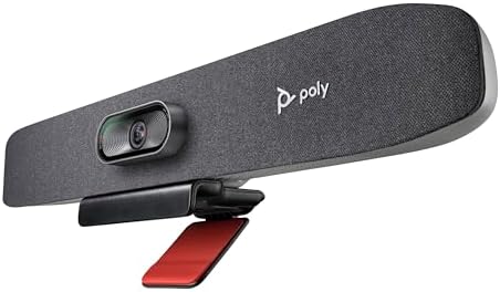 Poly Studio R30 4K video conferencing bar – camera, mic, and speaker ...