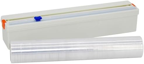Amazon.com: Plastic Cling Wrap Refillable Plastic Wrap Dispenser with ...