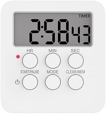 FCXJTU Digital Countdown Days Timer Clock - White Upgraded Big 999 Days ...