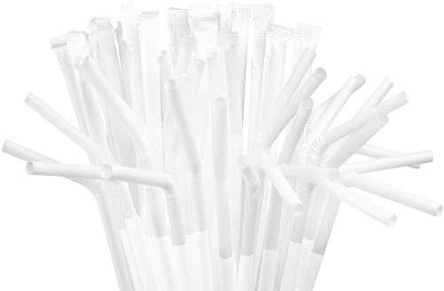Amazon.com: [400 Count] Propack Individually Wrapped 7 3/4 Inch Clear ...