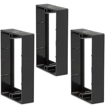 3-Pack 3/4" Single Gang Receptacle Outlet Box Extenders - Electrical ...