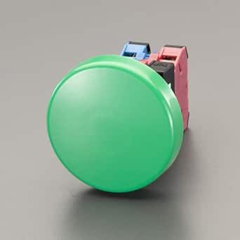 Amazon | 1a-1b/30mm 押しボタンスィッチ(特大型・緑) EA940D-37 | 押しボタンスイッチ | 産業・研究開発用品 通販