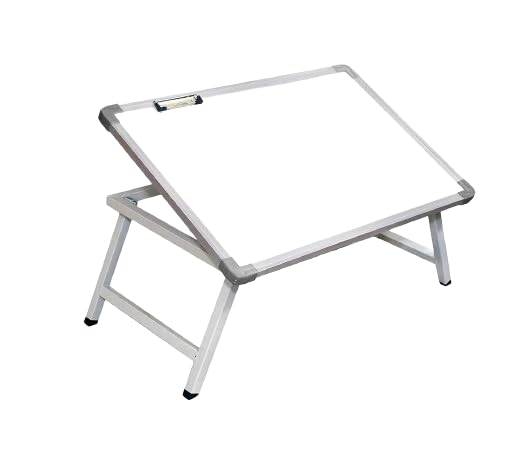 Rite Boards Engineered Wood Multi Purpose White Board Laptop Table ...
