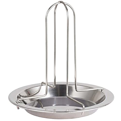 Chicken Roaster Rack with Bowl,Upright Roaster Holder with Drip Pan for ...