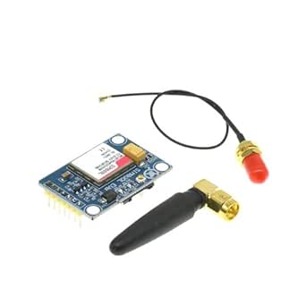 SIM800L V2.0 5V Wireless GSM GPRS Module Quad-Band W/Antenna Cable Cap ...