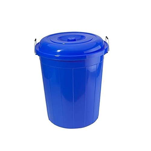 Plastic Storage Lid Multipurpose Plastic Storage Bucket Drum (Red ...