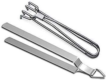 Buy Ivaan Stainless Steel Kitchen Pincers for Kitchen (Set of 2) Online ...