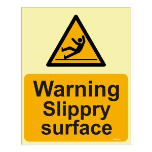 SRG- Warning Slippry Surface (Sun Board) : Amazon.in: Office Products
