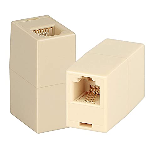 TECH-X RJ11 Coupler, Telephone Phone Line Connector Coupler RFAdapter ...