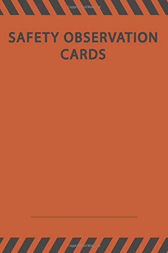 Buy Safety Observation Cards: HSE Booklet with 75 Safety Observation ...
