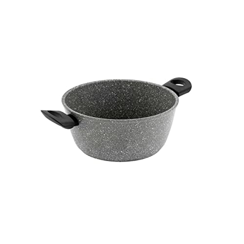 Barazzoni, Easy Induction line, 2 Handles Saucepan 20 cm, Made in Italy ...