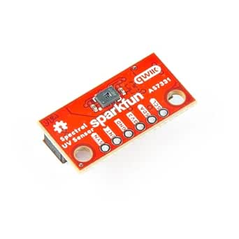 SparkFun Mini Spectral UV Sensor - AS7331 (Qwiic) Mini-Sized Breakout ...