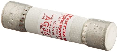 30A Time Delay Cylindrical Fiberglass Class G Fuse 480VAC: Amazon.com ...