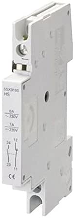 SIEMENS 5SX9100 6AMP 230VAC/1A 220VDC 1NO/1NC AUXILIARY CONTACT ...