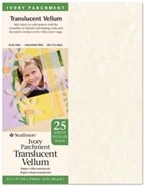 Amazon.com: Ivory Parchment Translucent Vellum 8.5x11