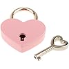 3 Pcs Small Metal Heart Shaped Padlock Mini Lock with Key for Jewelry ...