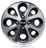 Kia NEW GENUINE PICANTO ALLOY WHEEL STYLE B 14" x 5 165/60 R14 : Amazon ...