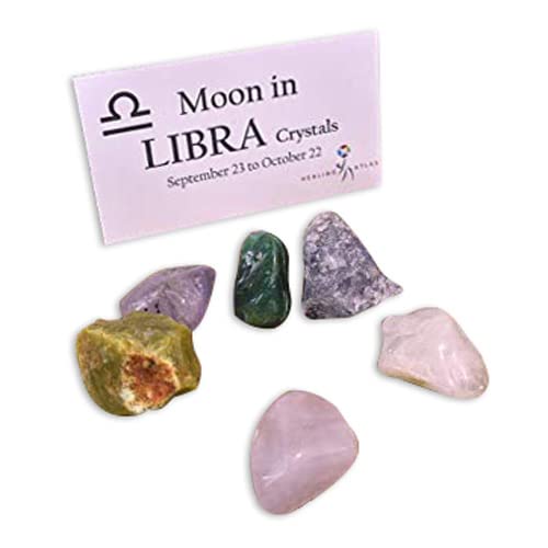 Amazon.com: LIBRA Zodiac Gemstone Kit Moon in Libra Crystals Kit Libra ...