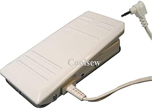 Janome SEWING MACHINE FOOT CONTROL WHITE METAL Electronic Pedal 100% ...