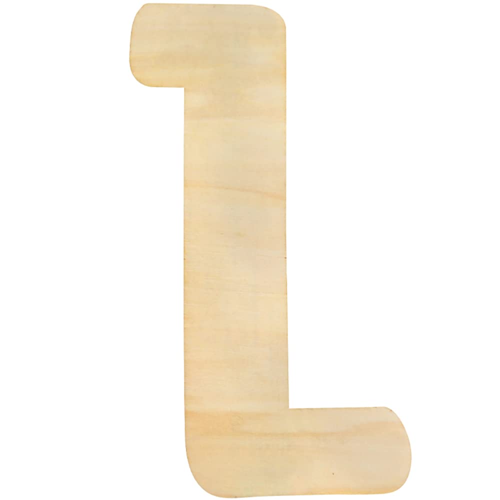 Amazon.com: Wooden Letters L Large Wooden Letters 12 Inch Unfinished ...
