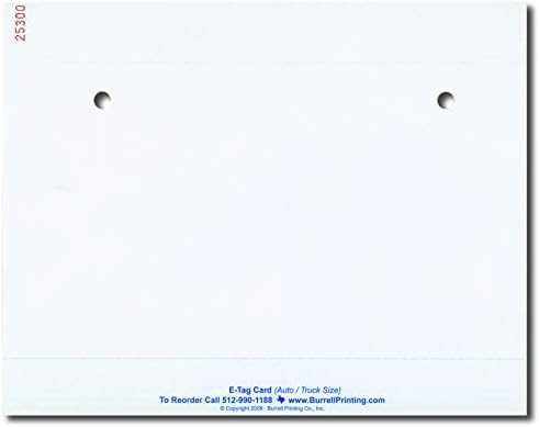 Amazon.com : Temporary Paper Tags (E-Tag Custom Sheets) for Car Dealers ...