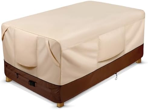 Amazon.com : Vailge Rectangular Coffee Table Cover - Outdoor Lawn Patio ...