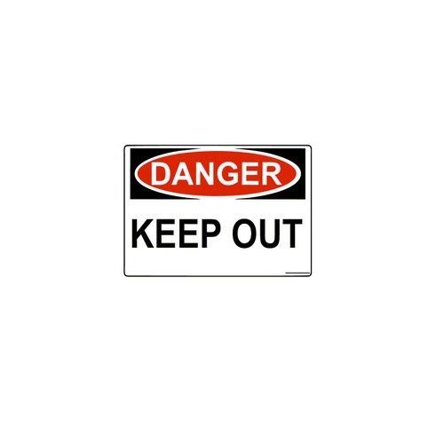 Danger Keep Out Sticker , 10" x 7": Amazon.com: Industrial & Scientific