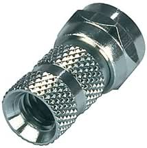 electrosmart Pack of 5 Screw on F Plug Connectors for Satellite & CCTV ...