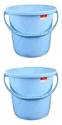 MILTON Orbit 20 L Plastic Bucket (Colour-Blue) - Pack of 2 : Amazon.in ...