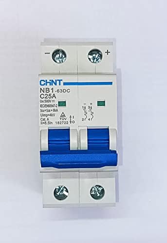 Chint Solar 50 A 500V 2P DC MCB : Amazon.in: Garden & Outdoors