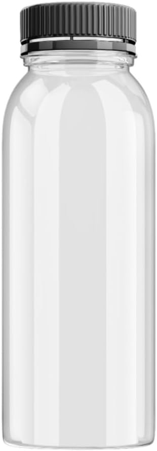 Amazon.com: Generic 8oz Empty Plastic Juice Bottles with Caps ...