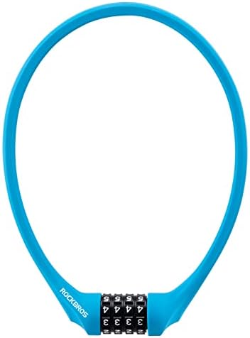 Amazon.com: ROCKBROS Bike Lock Cable Lightweight Bike Locks with ...