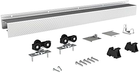 DIYHD 42" Concealed Sliding Barn Door Hardware Soft Closing Interior ...