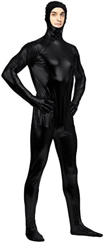 VSVO Shiny Spandex Open Face Full Bodysuit Zentai Suit for Adults and ...