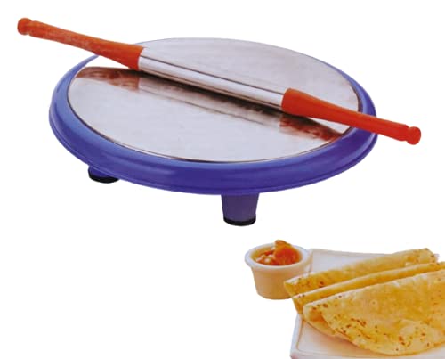 Buy ImegaZ Stainless Steel Chapathi Rolling Set for Making Chapatis ...