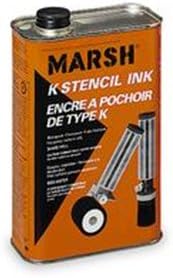 K-1 Stencil Ink - 1 Quart, Black By Marsh : Amazon.ca: Home