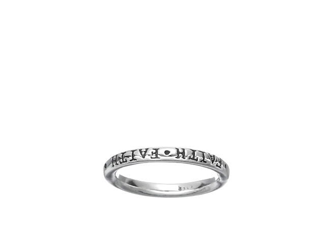 Watch Bob Siemon Sterling Silver Faith Ring on Amazon Live