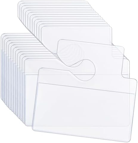 Binxus 20 Pcs Clear Parking Pass Holder for Car Windshield, Handicap ...