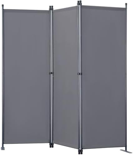 YODOLLA 3-Panel Room Divider Folding Panel Screen，Movable Partition ...