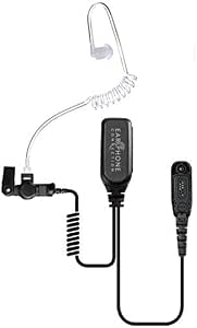 Amazon.com: Earphone Connection Radio Earpiece for Police, Hawk Lapel ...