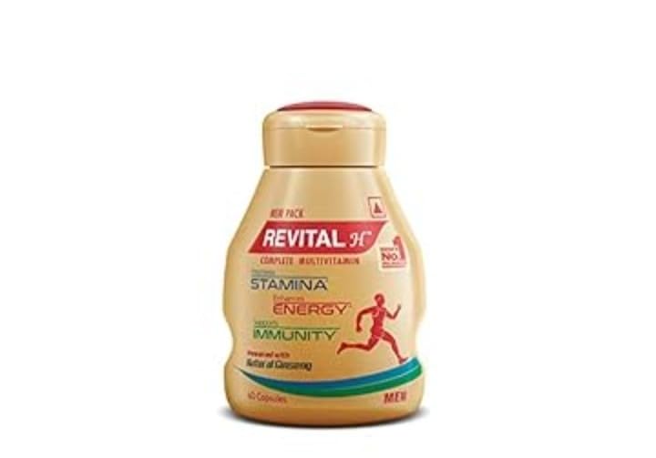 Revital H Multivitamin For Men (60 Capsules) With Natural Ginseng, Zinc ...