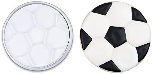 Amazon.com: Moose Goods Soccer Cookie Cutter Set of 5 - Soccer Ball ...